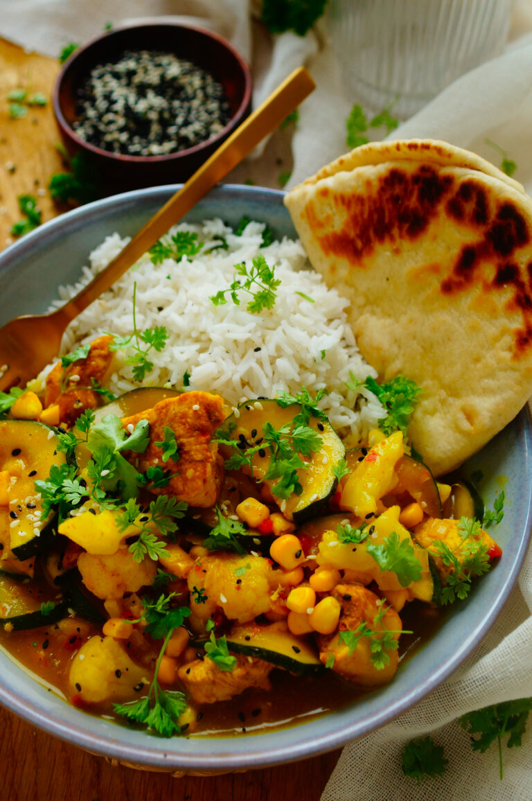 Gele curry met kip - Elien's Cuisine